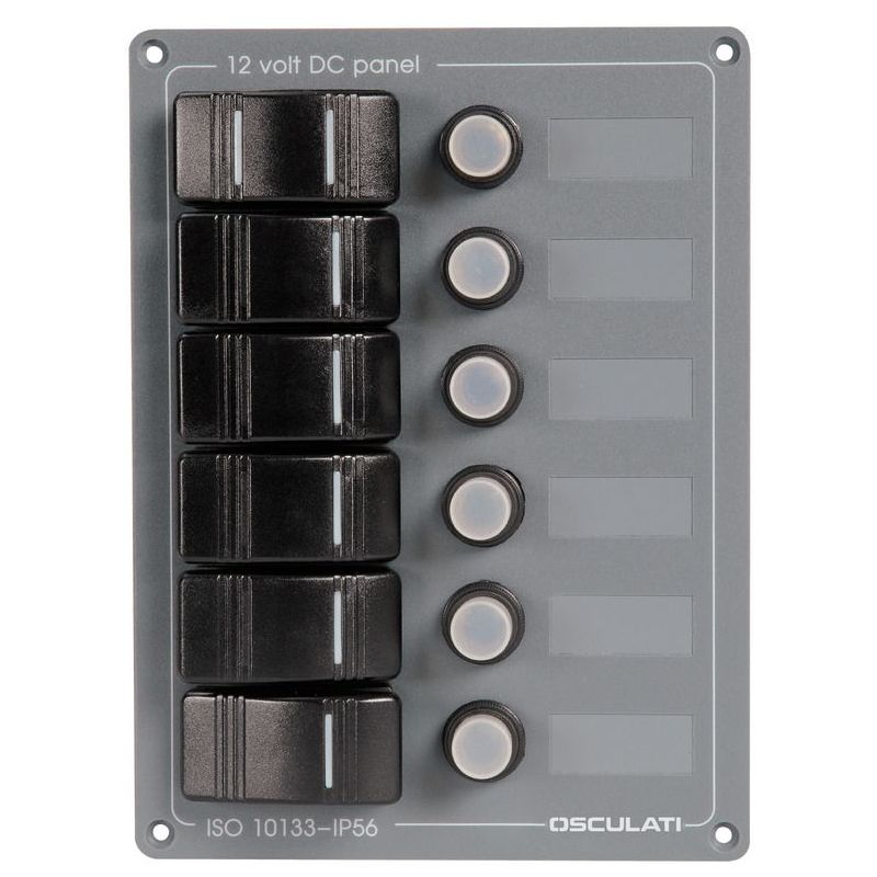 Osculati PCG_1082 Electric Control Panel for Boats - Aluminium ...